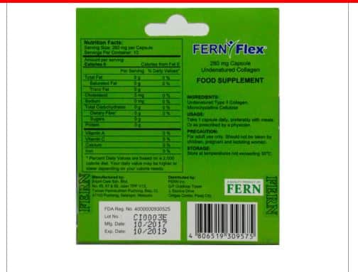 FERN Flex 30 capsules - i-Fernhealth Vitamins